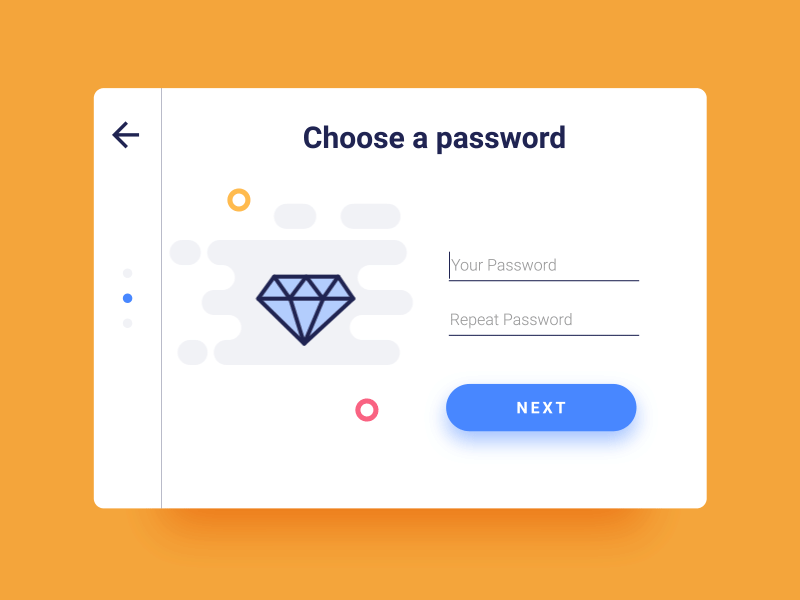 Password Strength by Claudio Scotto on Dribbble