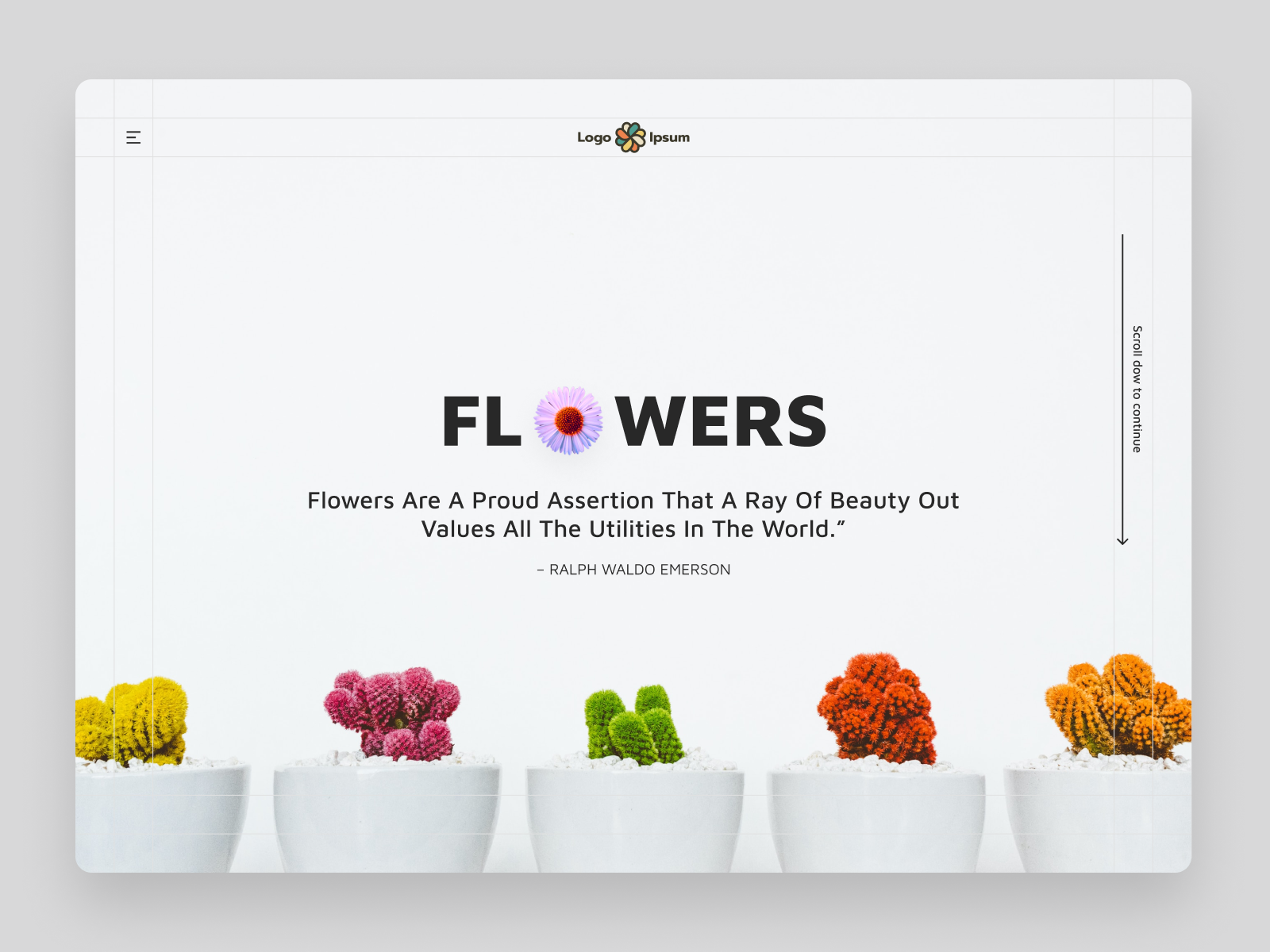 Minimalist Hero Section #3 by Ayomiposi Adekanmbi on Dribbble