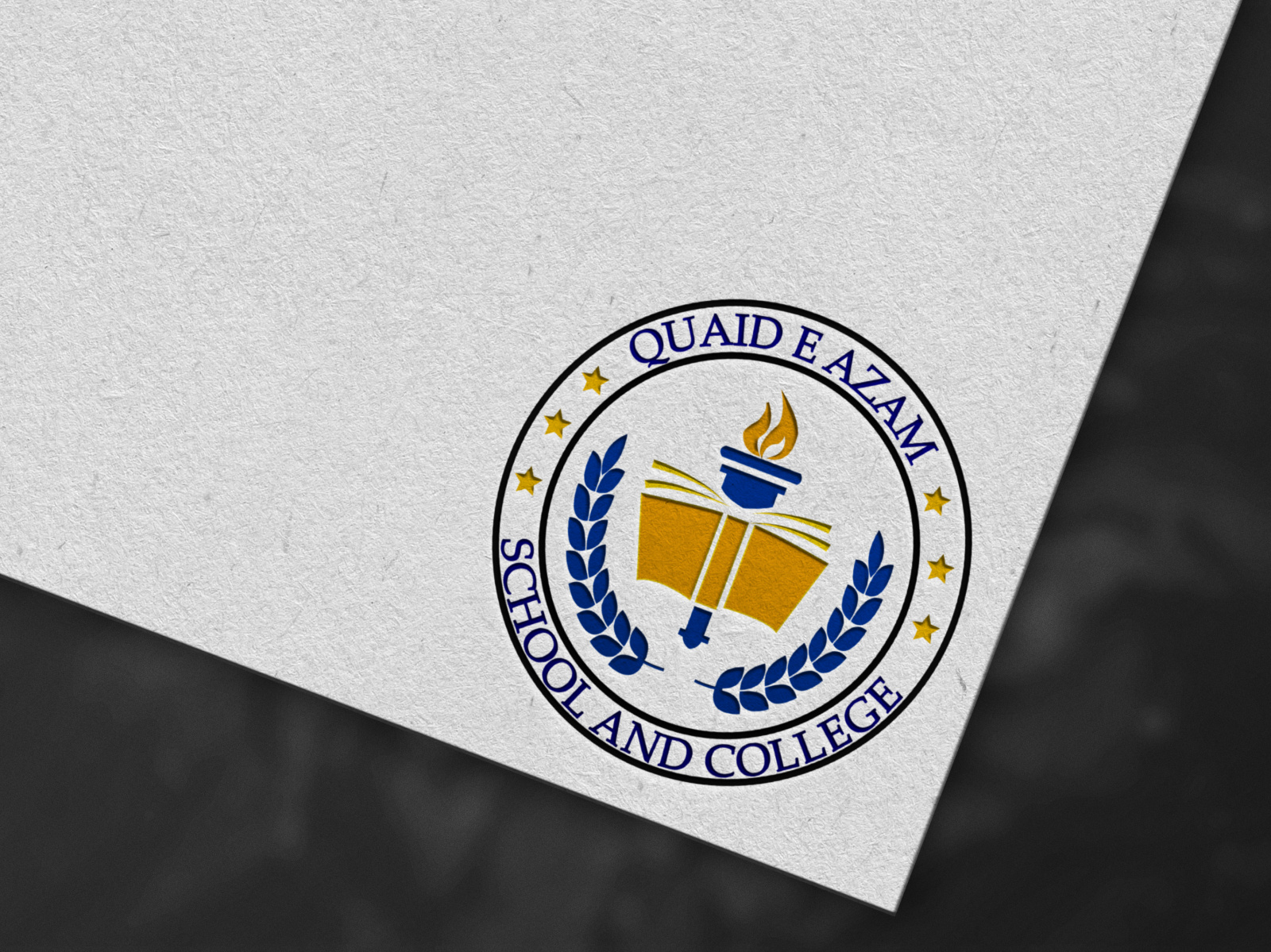 School logo design by Shahbaz Ali on Dribbble