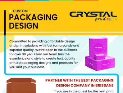 Custom Packaging Design by Crystal Print Media on Dribbble