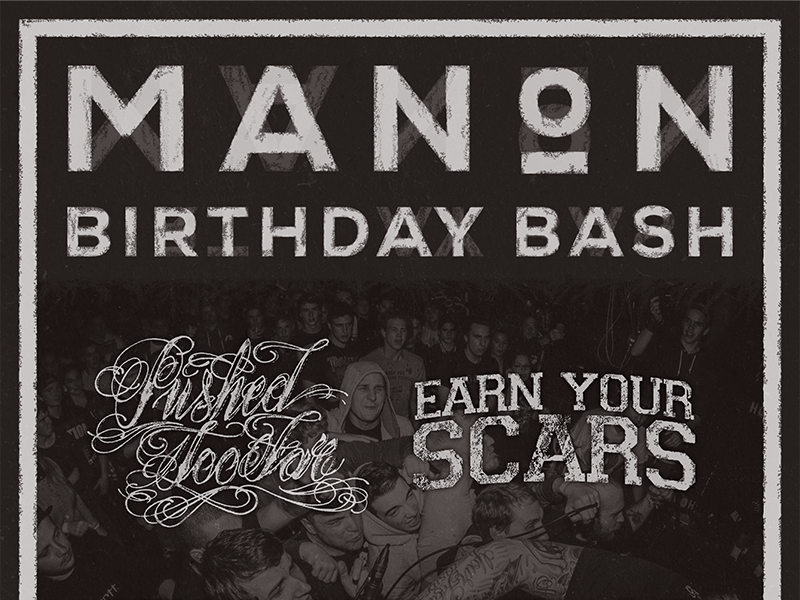 Manon Birthday Bash Poster by Steve on Dribbble