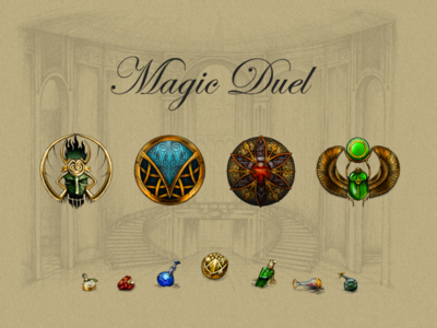 Magic Duel - game graphics by V. Stefan on Dribbble