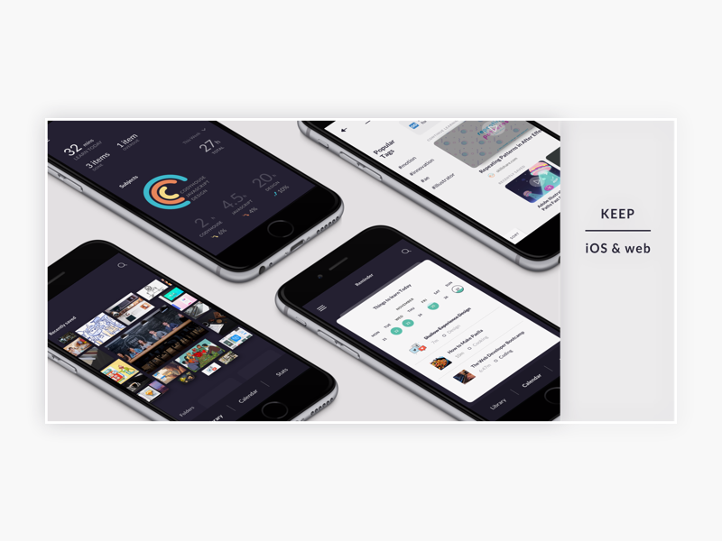 KEEP app by Ann chichi on Dribbble