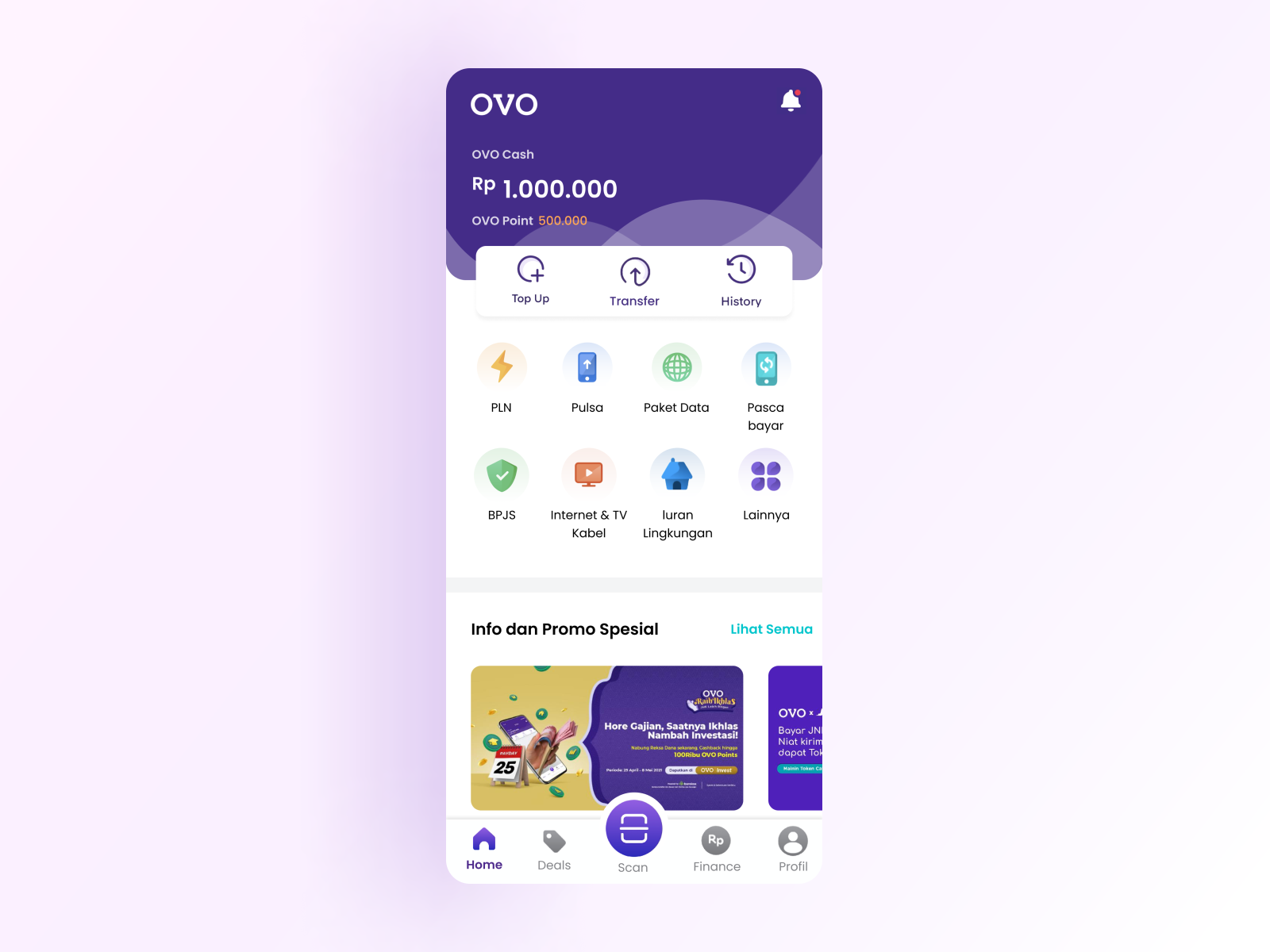 OVO - Home Page by rrssyydd on Dribbble