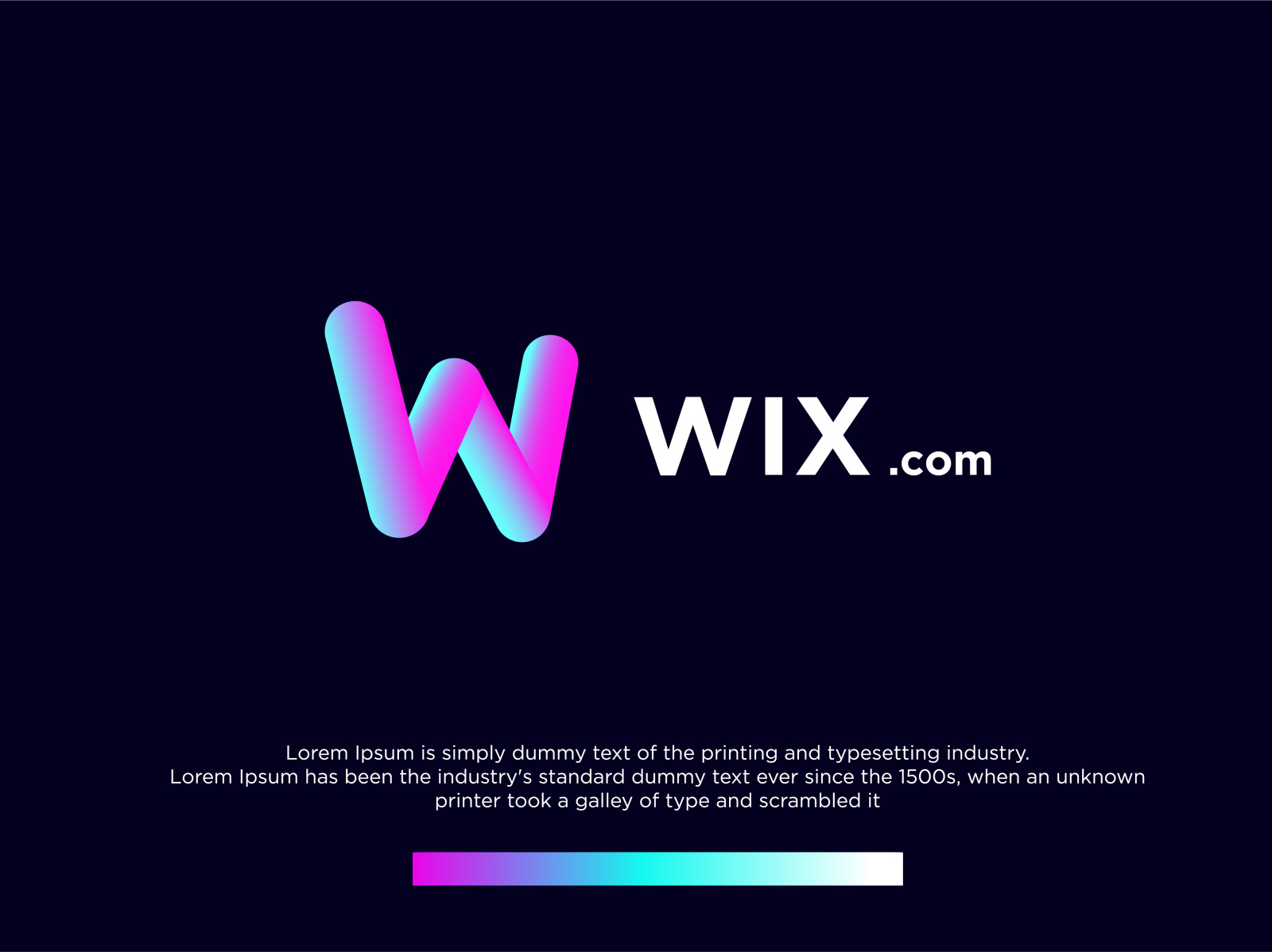 gradient-wix-logo-by-md-abdul-kader-on-dribbble