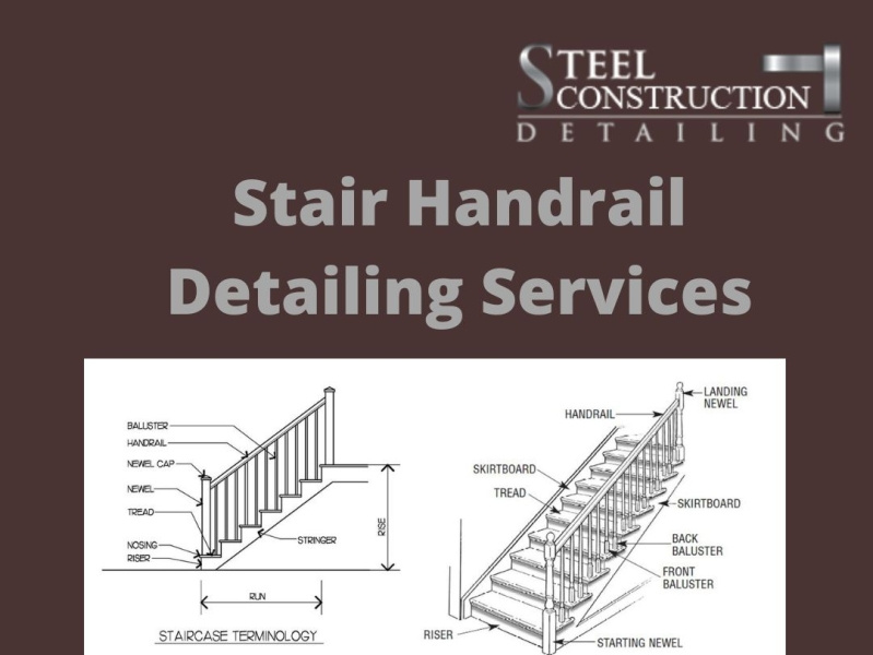 Dribbble - Stair and Handrail Detailing.jpg by Steel Construction Detailing