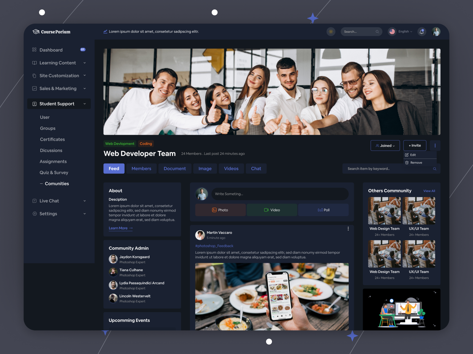 Teachers And Student Community - Ui Concept by AppifyLab on Dribbble