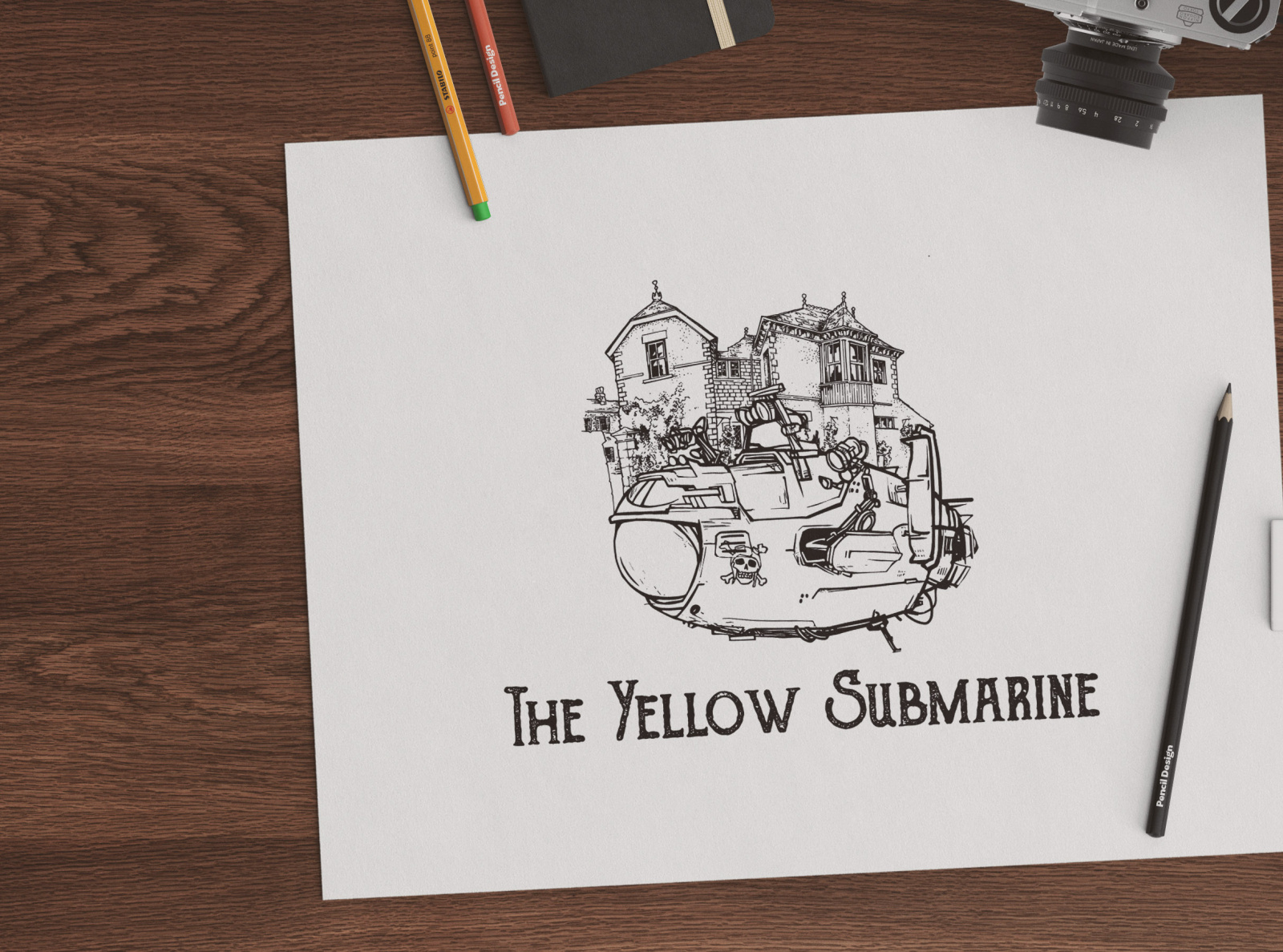 A custom hand drawn logo for your Submarine business by Gfx Studios on ...