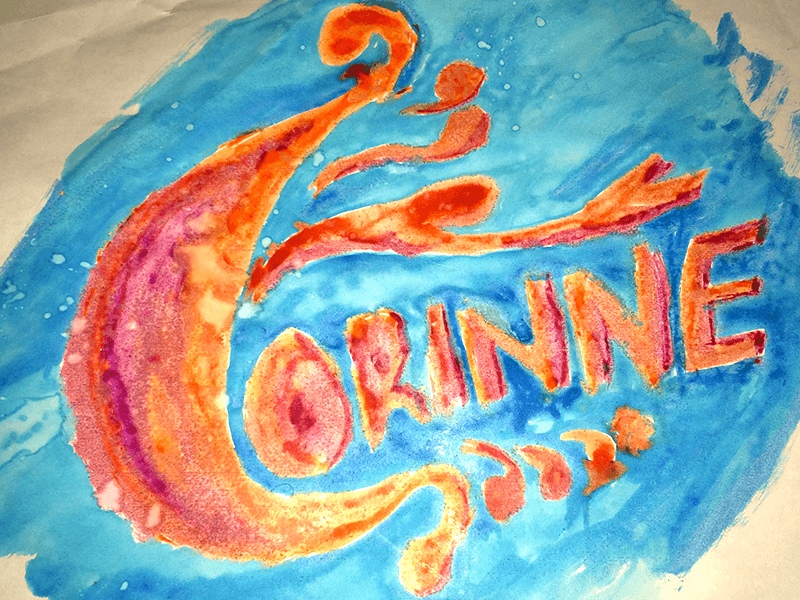 Name Watercolor by Christopher G. Mathieu on Dribbble