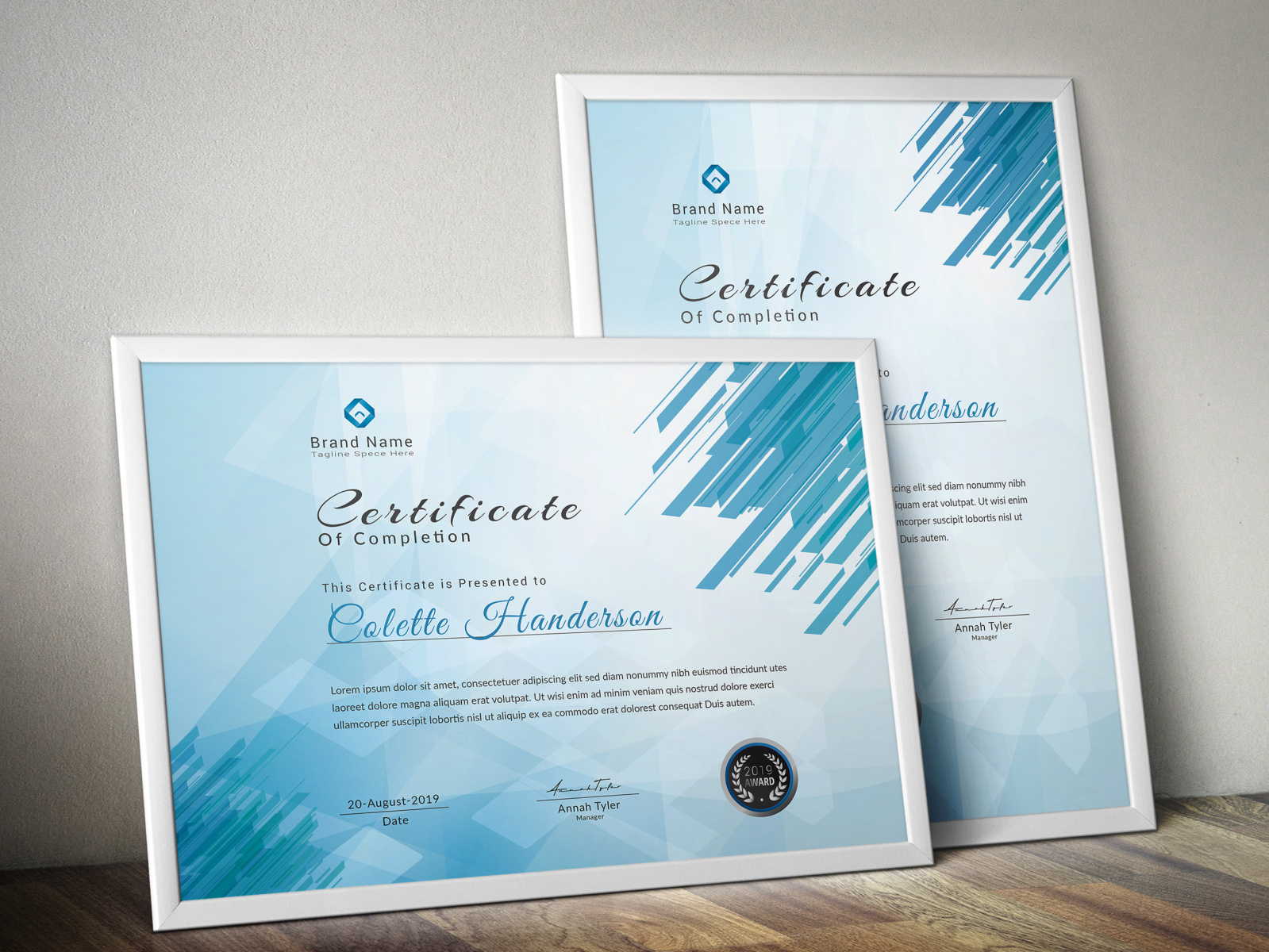 Certificate Template by Branding Bite on Dribbble