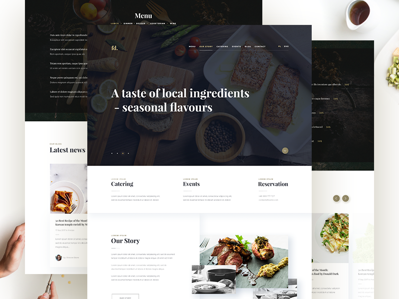 Foodie by Michał Rzankowski on Dribbble