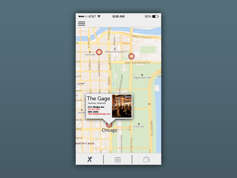 Map Search Interface for DailyUI 029. by Arden Hanna on Dribbble