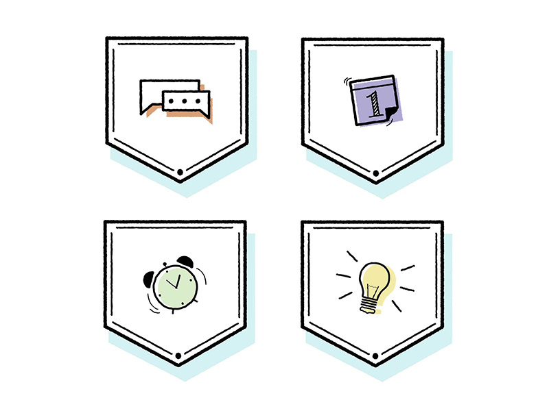 Poster Icons by Minerva Moreno on Dribbble