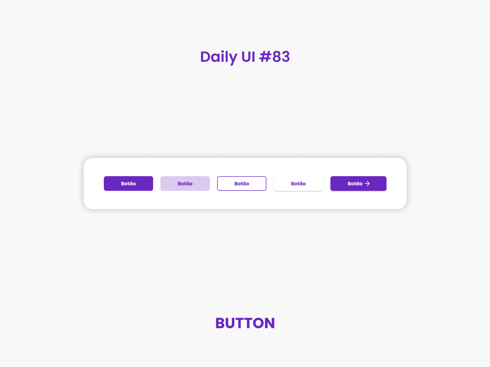 Button - Daily UI by Beatriz Menezes on Dribbble