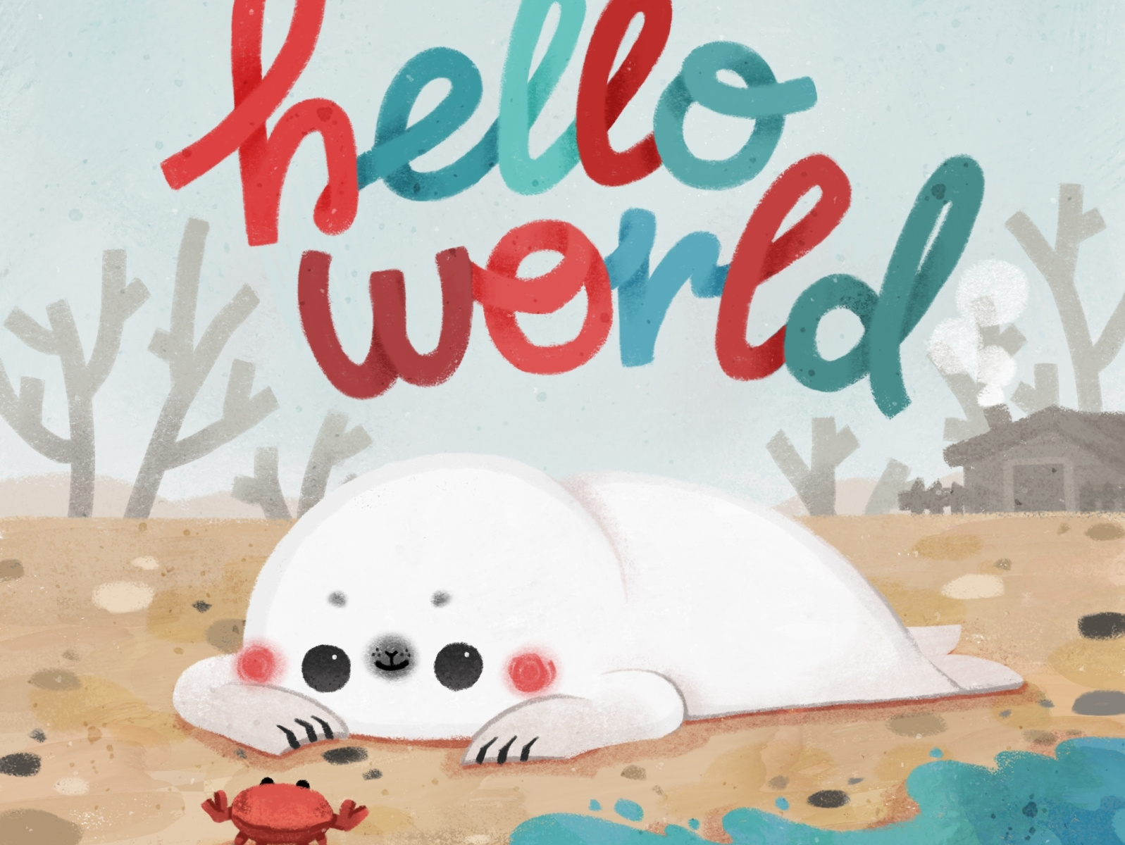 Cute seal by Kseniya Kuleshenko on Dribbble