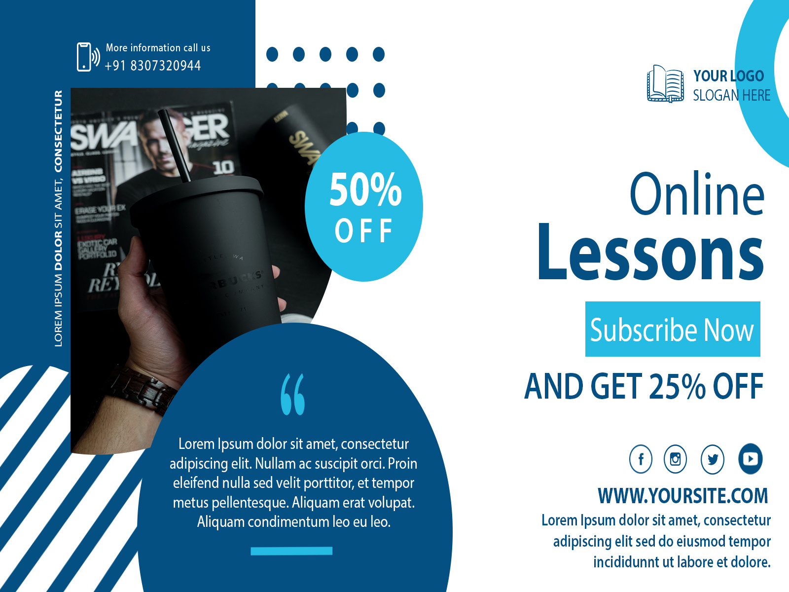 Online Tutorial Banner by Aman Garg on Dribbble