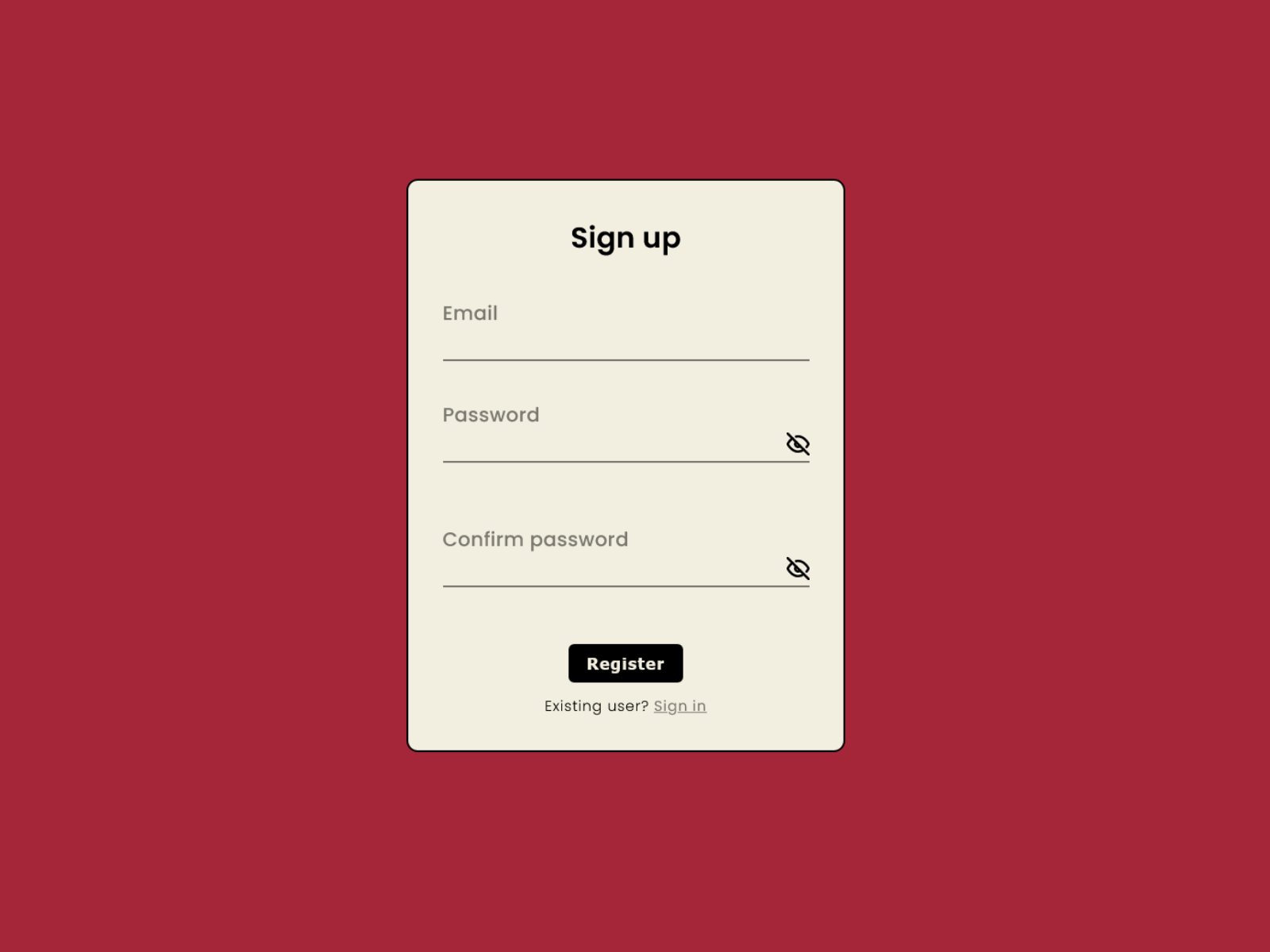Sign up by Kiruthiga K on Dribbble