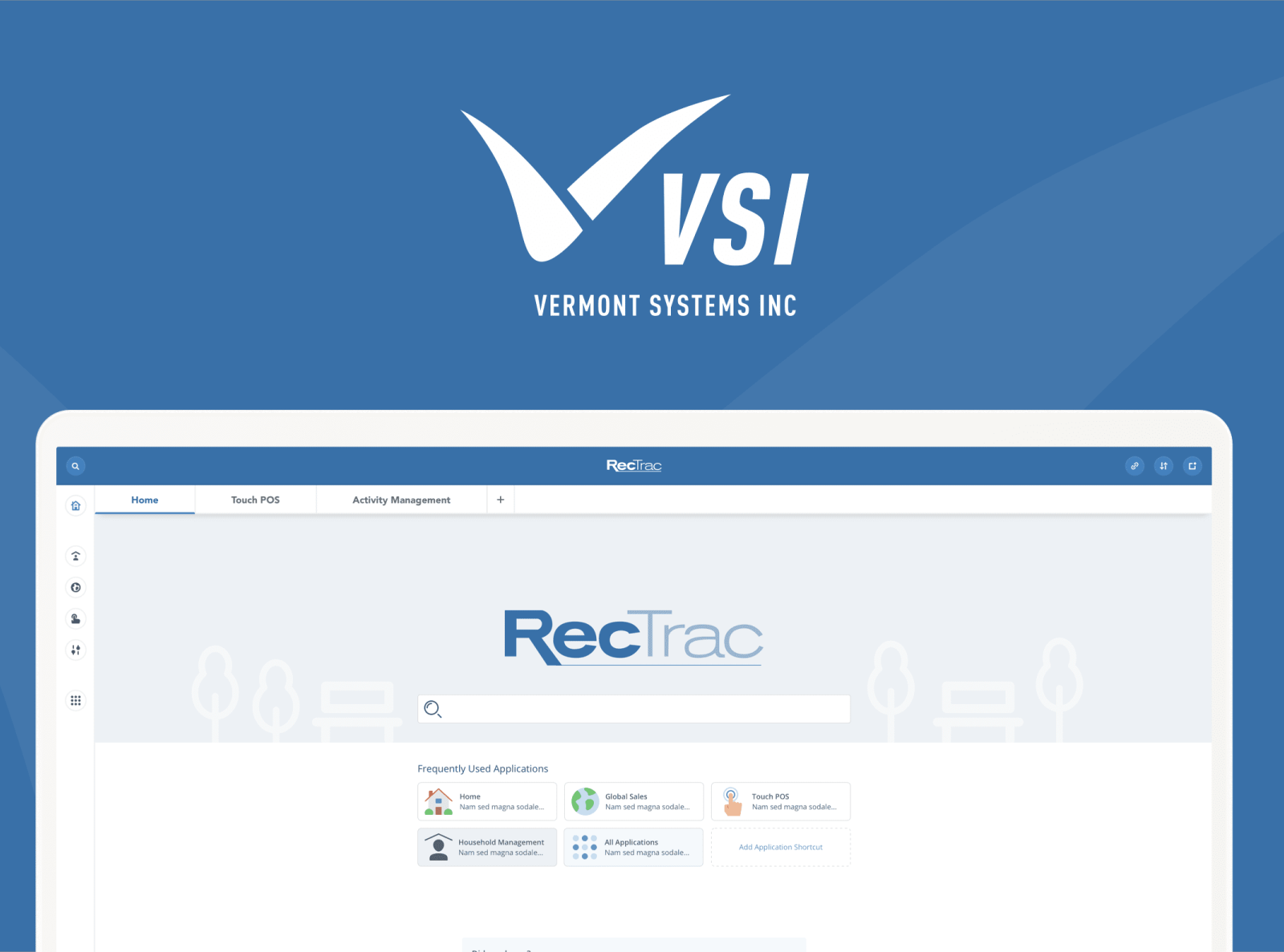 VSI RecTrac Redesign by Chris O'Connell on Dribbble