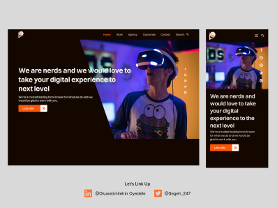 Hero Section by Oluwatimilehin Oyedele on Dribbble