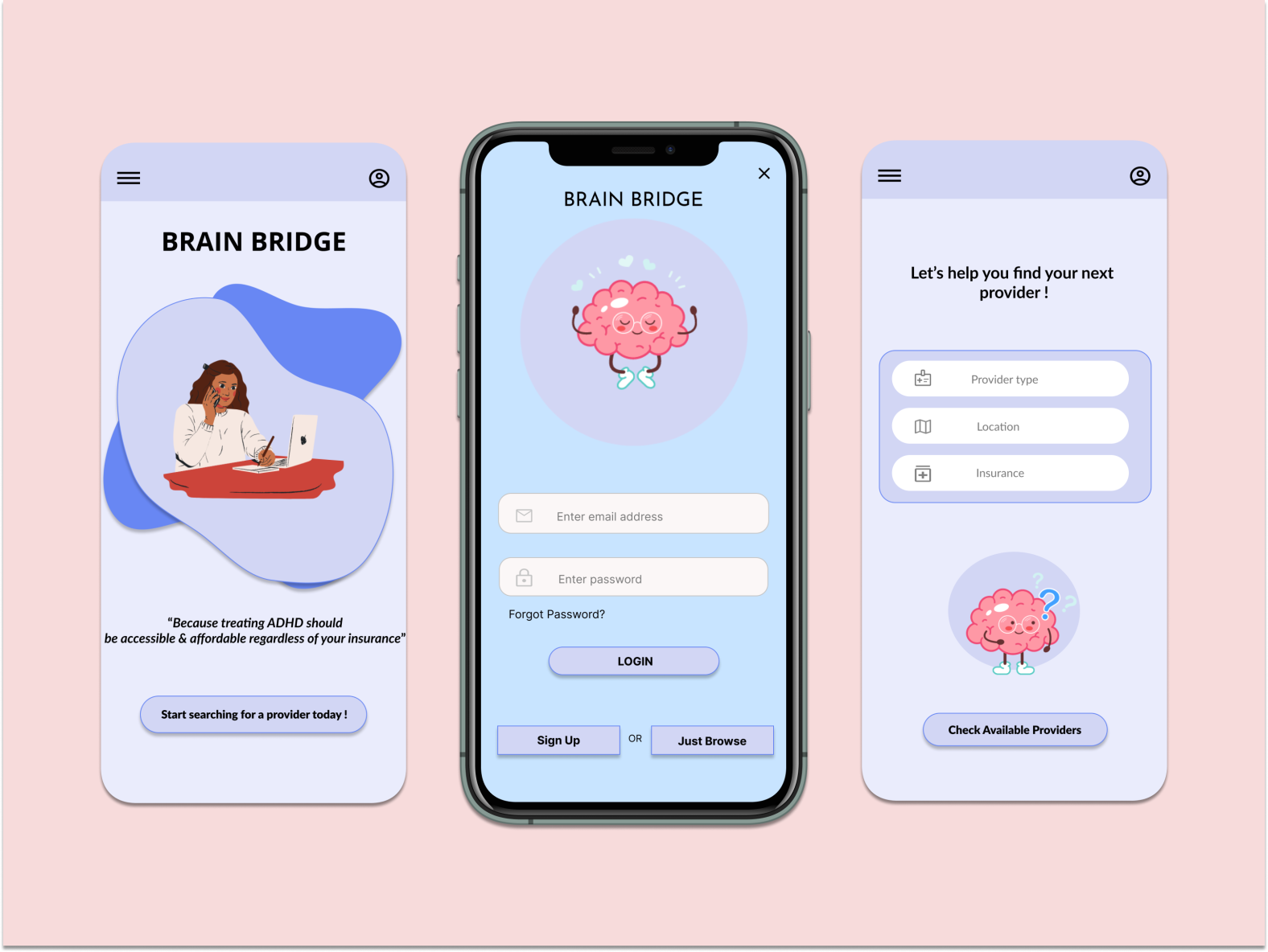 Brain Bridge App by Alisia Robinson on Dribbble