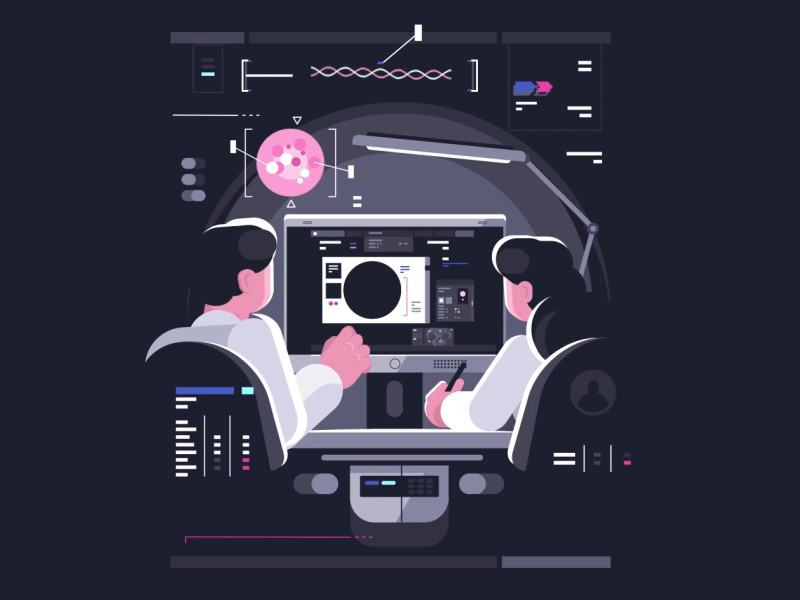 Analysis animation by Kit8 on Dribbble