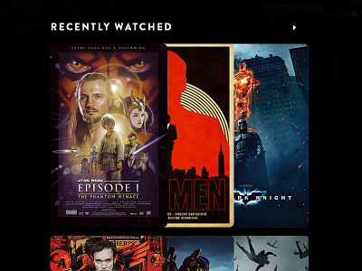 NETFLIX HOME PAGE ( by FIGS on Dribbble