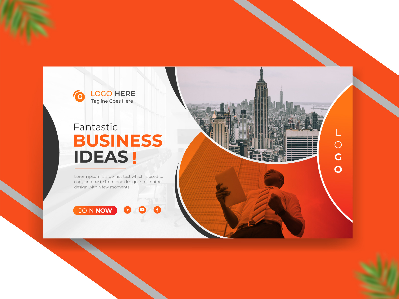Promotional Website Banner Template Design by MD. ALI HUSSEN on Dribbble