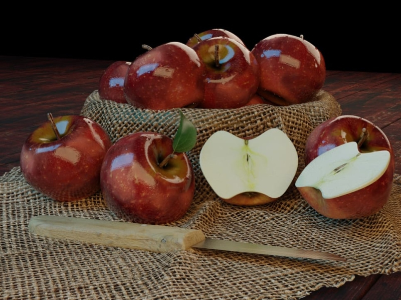3D Apple by Gagan B on Dribbble