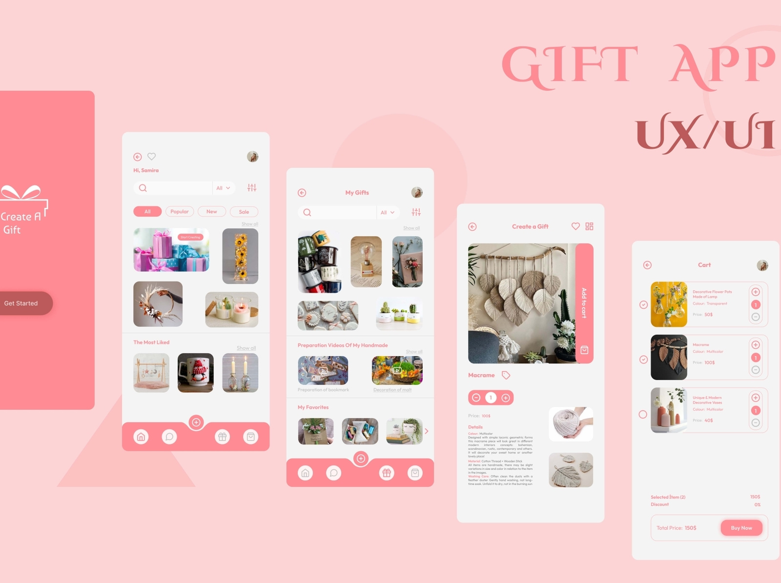 Gift App by Samira on Dribbble