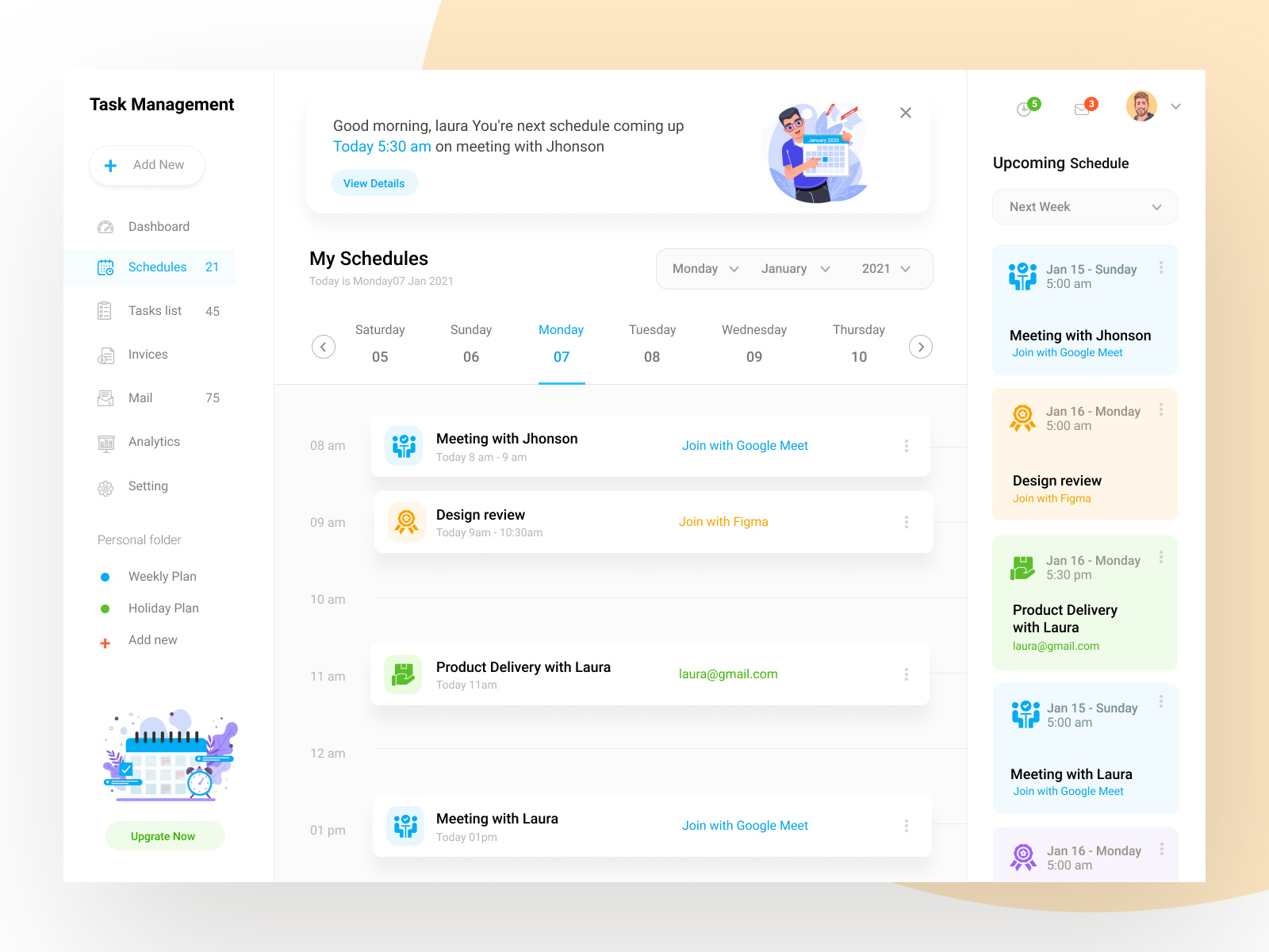 Task Management Dashboard by Zihad Islam on Dribbble