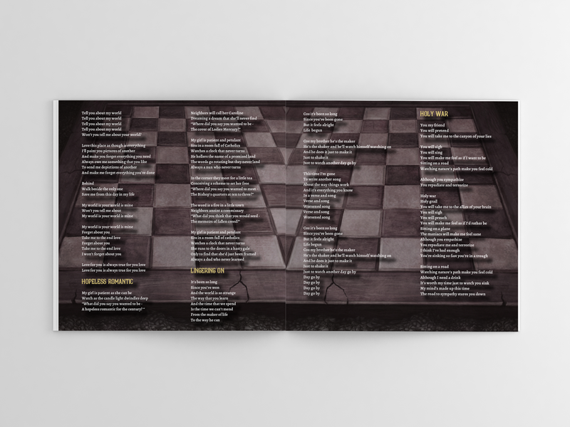 SEPOY DEBUT ALBUM COVER LAYOUT AND CD PACKAGING DESIGN by Mystie ...