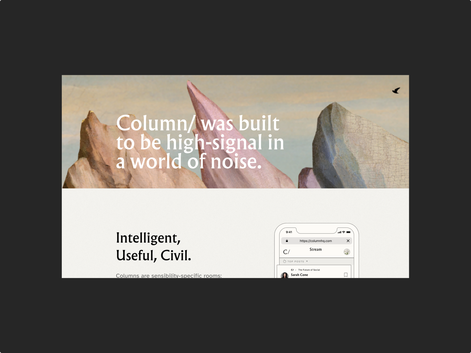 Column by noformat on Dribbble