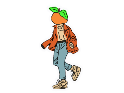 Pumpkin-Human Figure Sticker by Wondare_Animator on Dribbble