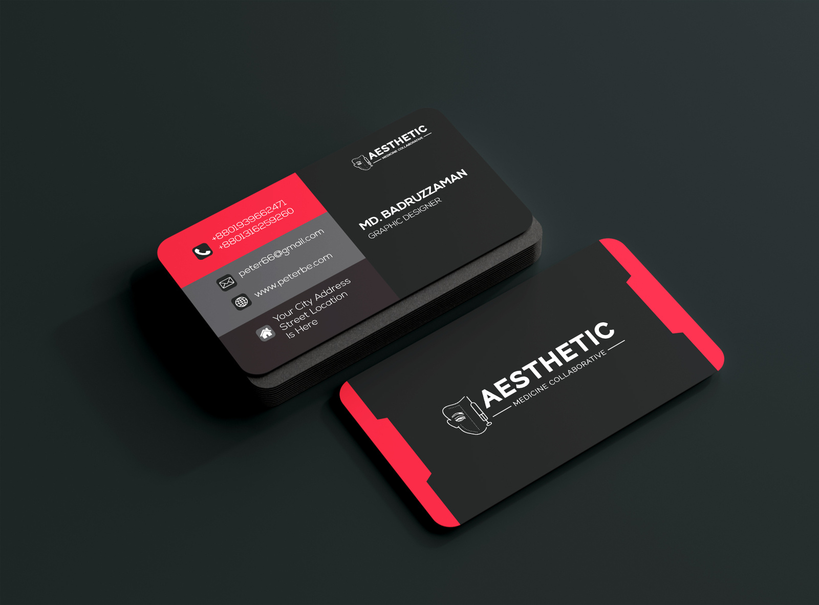 Brand Identity Card by Md. Badruzzaman on Dribbble