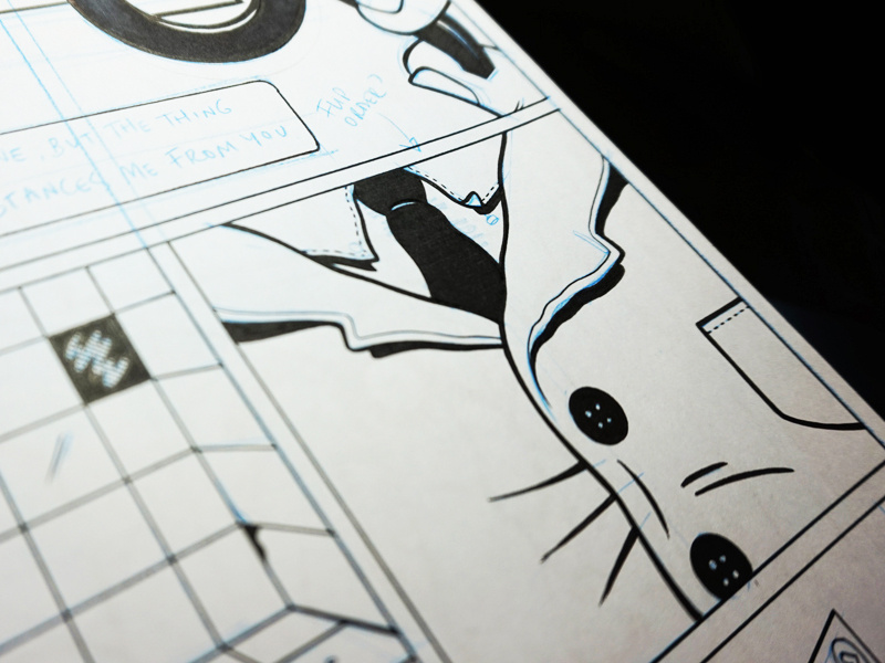 Comic preview by Dave Wells on Dribbble