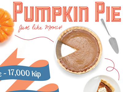 Pumpkin Pie Poster by Sarah Ball on Dribbble