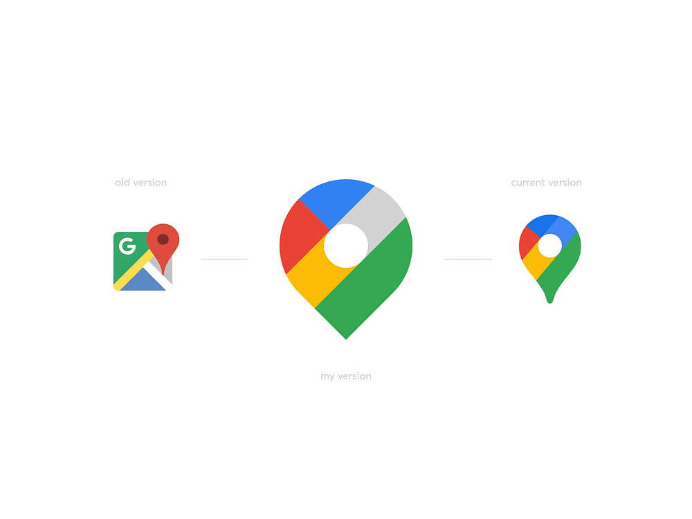 Google Maps - Logo Redesign Concept by Andrei Traista on Dribbble