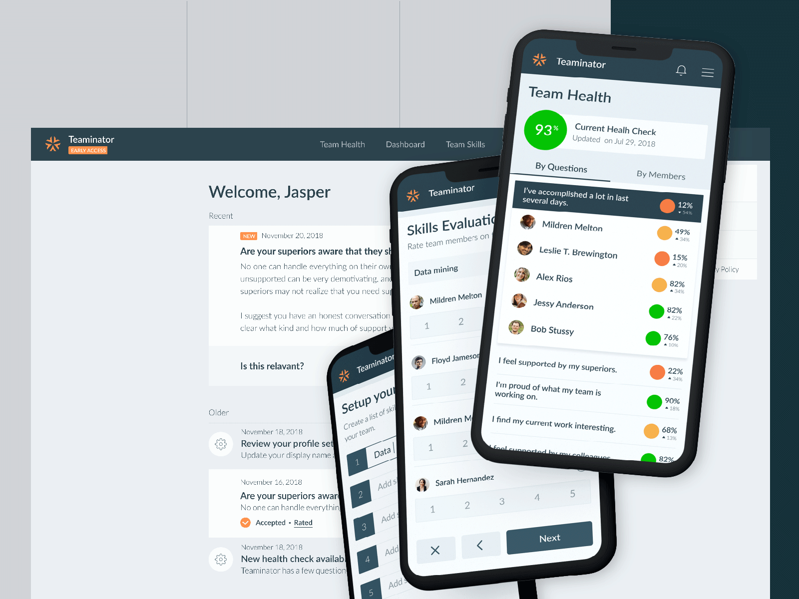 Employee Engagement App for Software Teams by Oleh Nedilko for linear ...