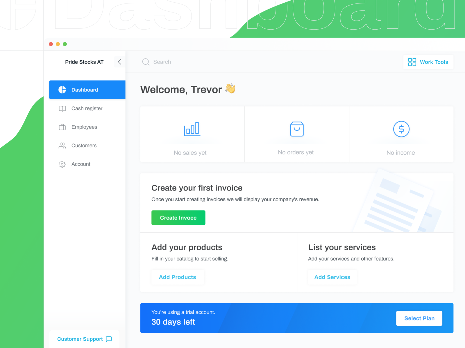 Billing Software Dashboard by Oleh Nedilko for linear.design on Dribbble