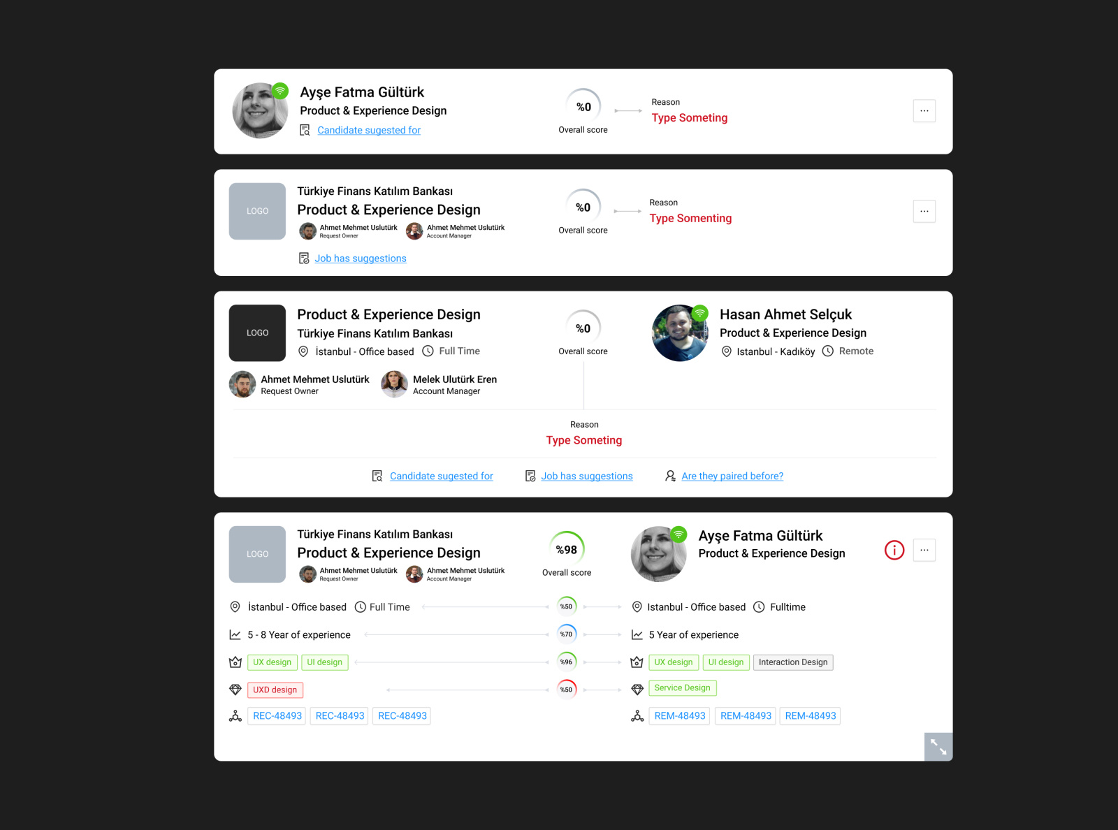 Card Modules by halil eren celik on Dribbble