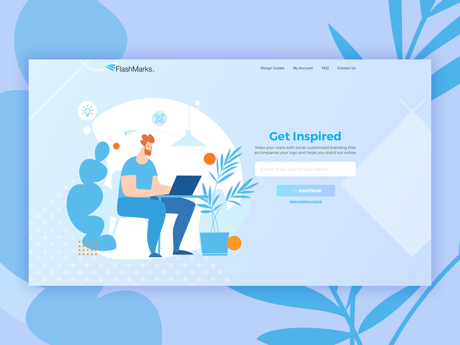 Logo Maker Desktop Ver Homepage Concept by Samsara Kang for Applied ...