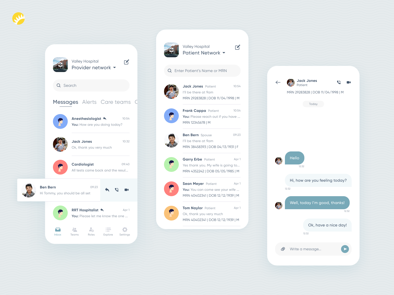 Healthcare communication platform by Caroline for Andersen Design on ...