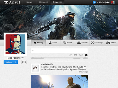 Anvil Profile by Aj Mihalic on Dribbble