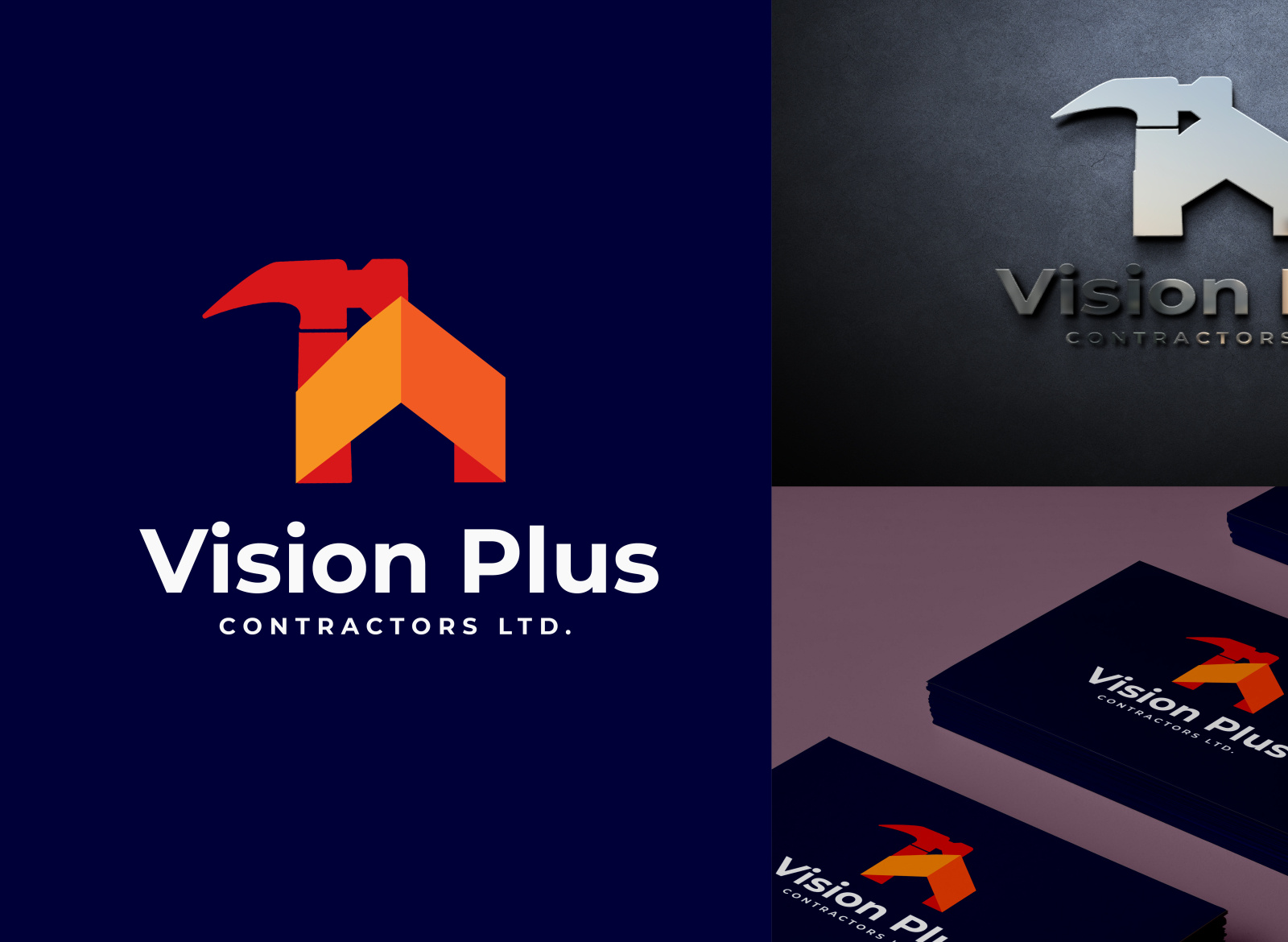 BUILDING CONTRACTORS LOGO DESIGN by Abdullah Munawar on Dribbble