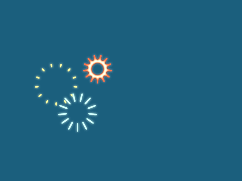 Fireworks by Nastasia Anzad on Dribbble