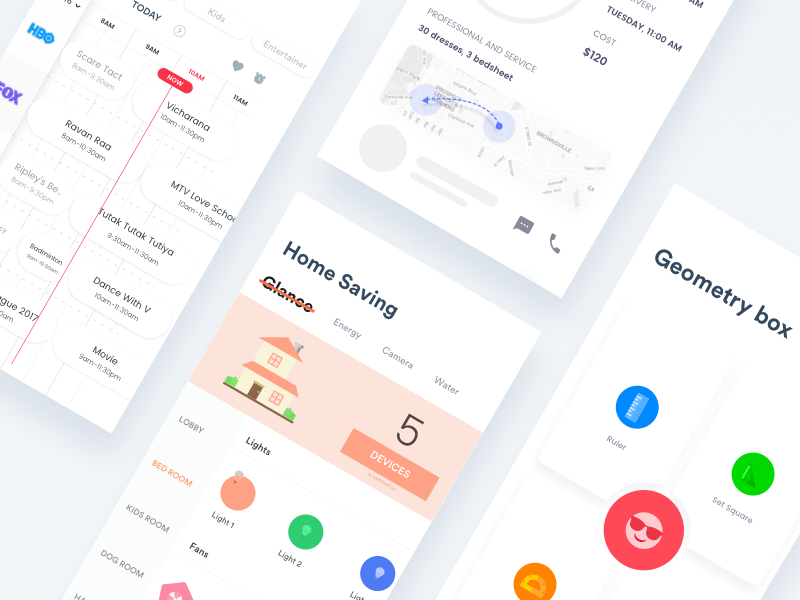 Home utility collection by Johny vino™ on Dribbble