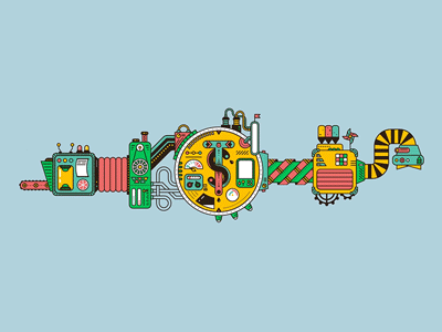 Sathyr crazy machine by Thierry Fousse on Dribbble