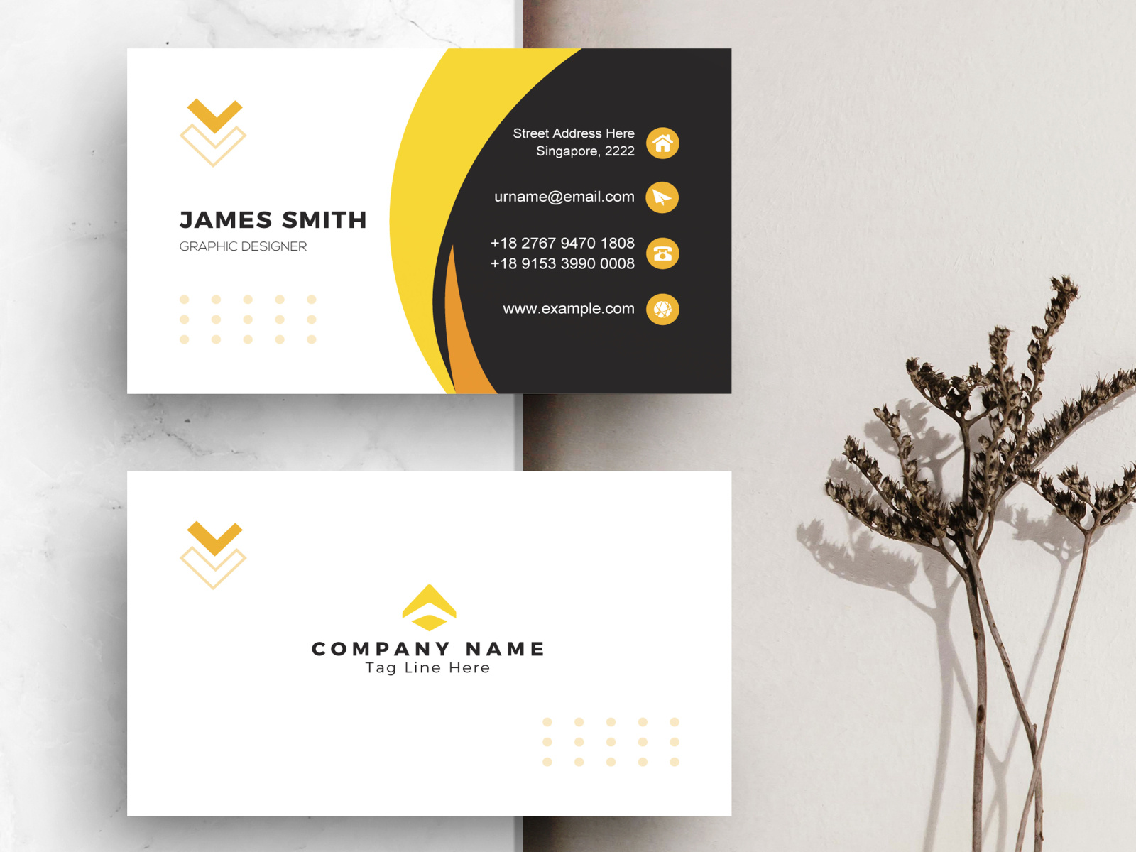Professional Business Card by DesignCity519 on Dribbble