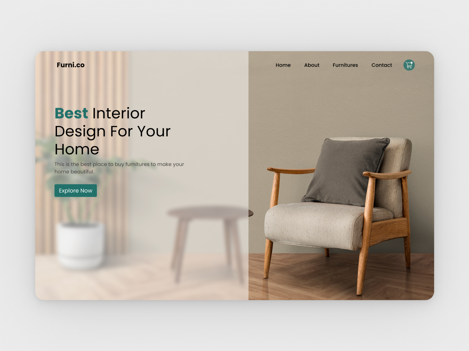 Interior Website Design by Surya on Dribbble