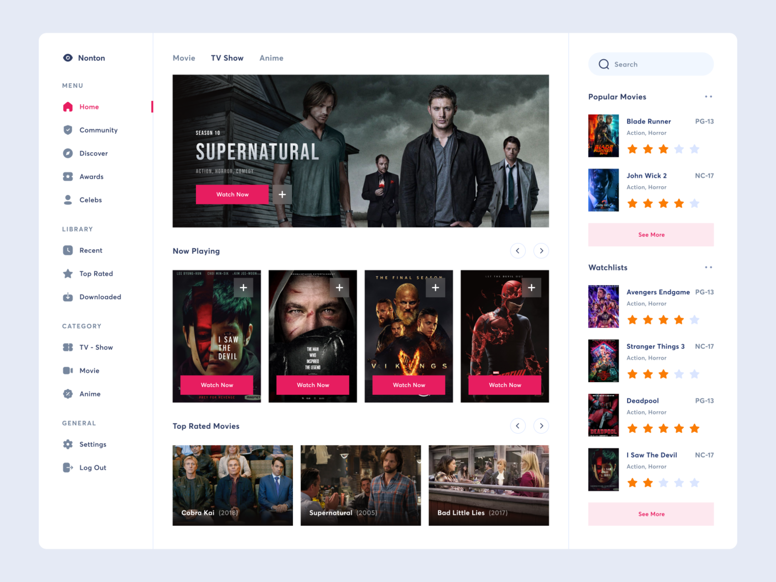 Movie web app using Figma by BAGOMBEKA JOB on Dribbble